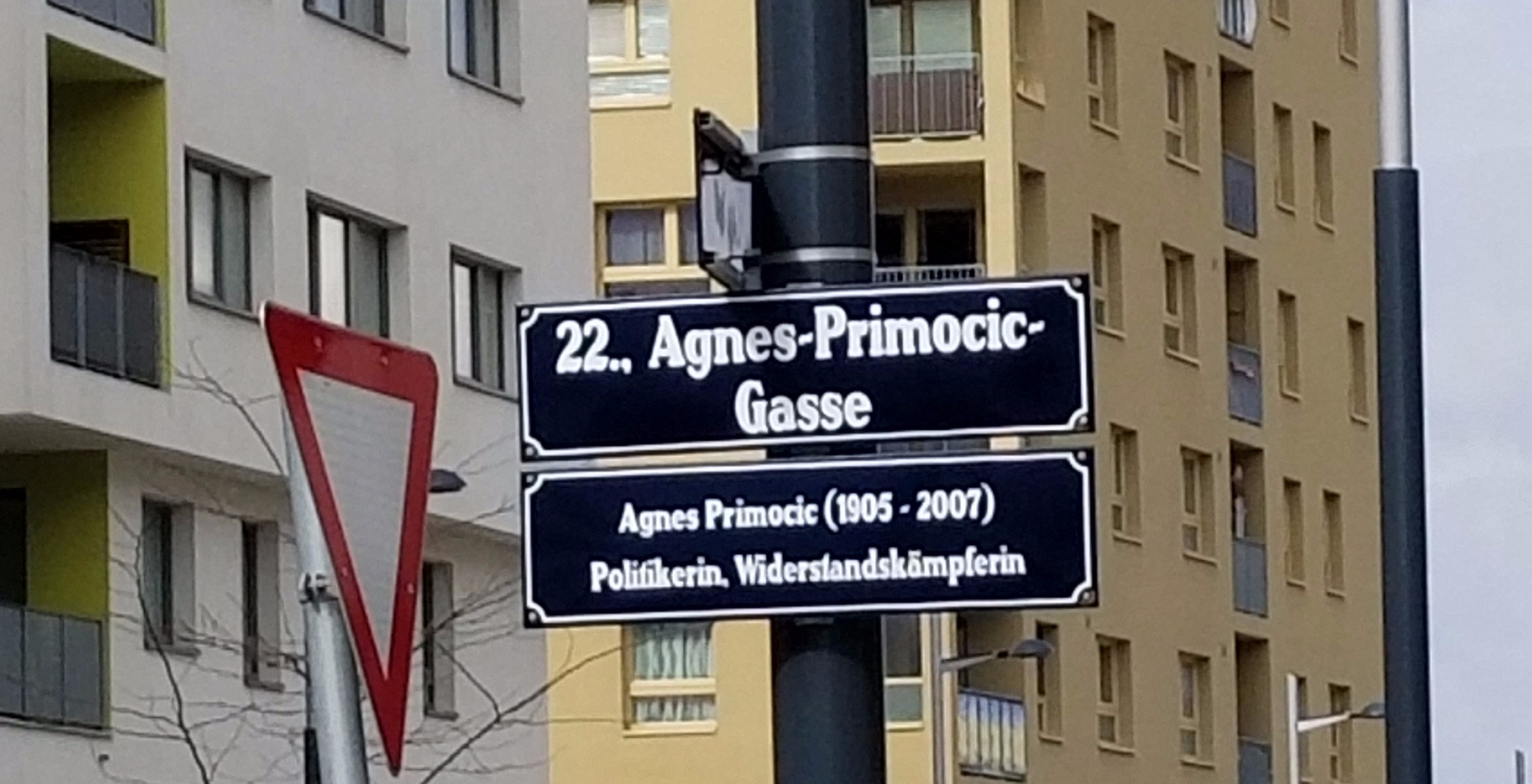 Aspern street sign – Urban Utopias